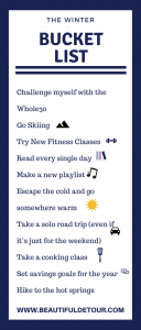 Winter Bucket List 2018 - Beautiful Detour